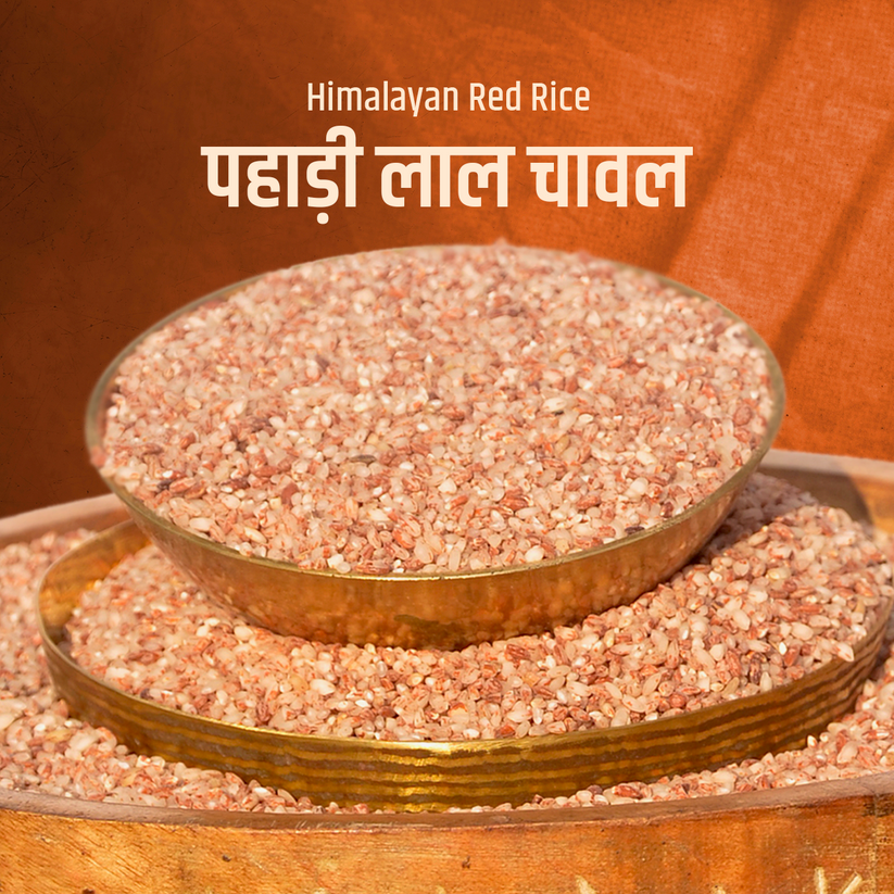 Pahadi Himalayan Red Rice from Purola Uttarakhand | Poit From Hills ...